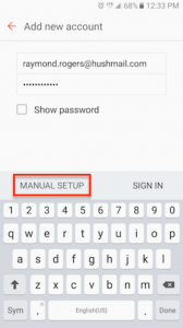 Hushmail Setup – Android – Brighter Vision Knowledge Base